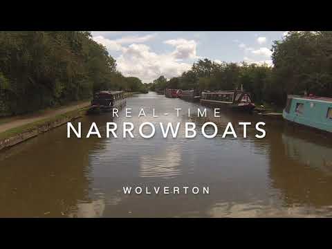 Slow and relaxing TV - An English canal narrowboat cruise - YouTube