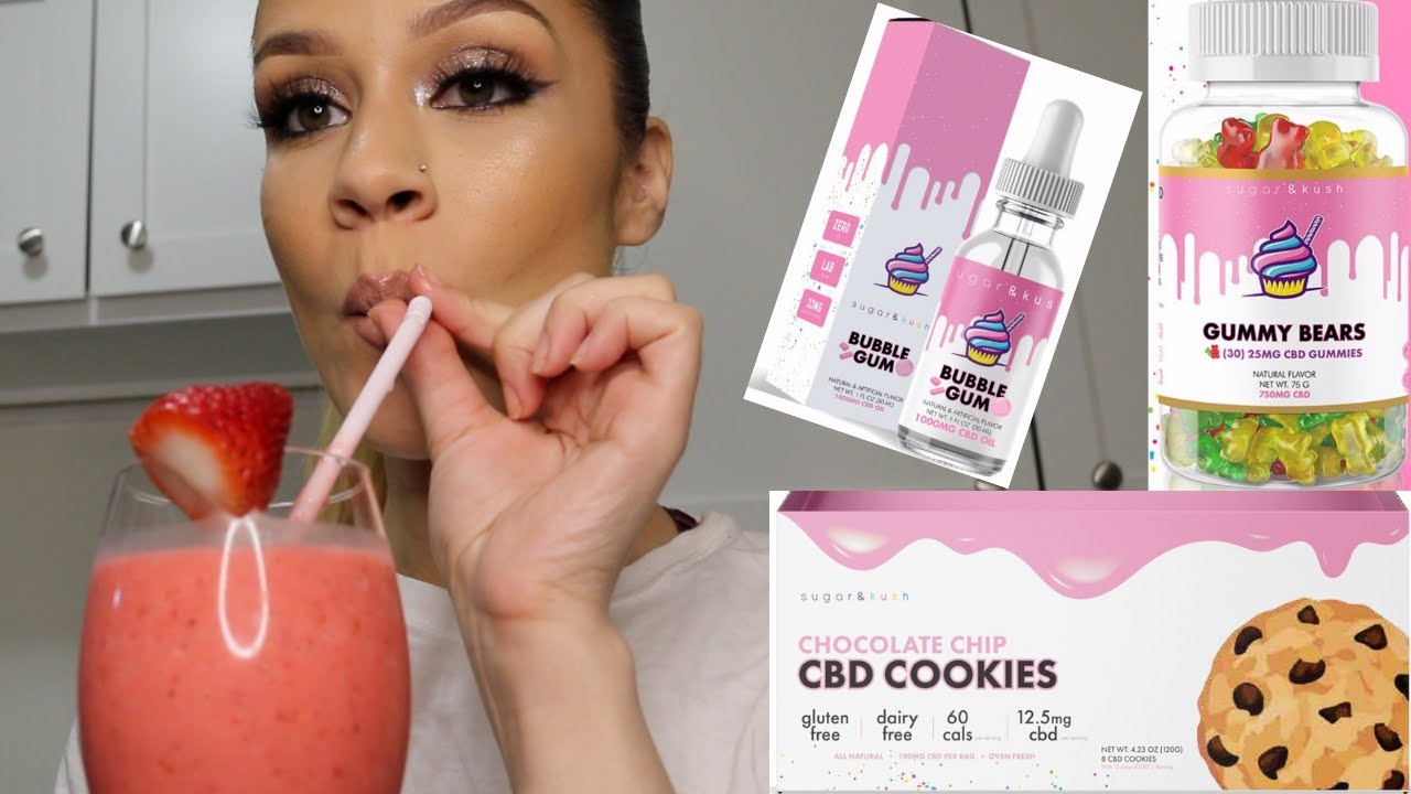 Sugar & Kush | CBD Milkshake + CBD Smoothie Recipe - YouTube