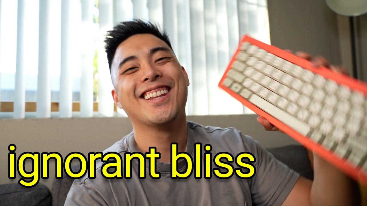 my face BEFORE I reviewed the keebwerk mega keyboard - YouTube