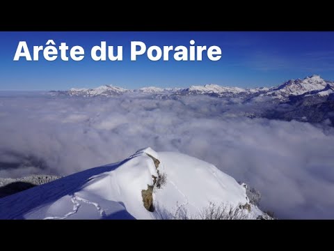 Ski randonnée Arête du Poraire Dent de Valerette depuis Les Giettes, 5 ...