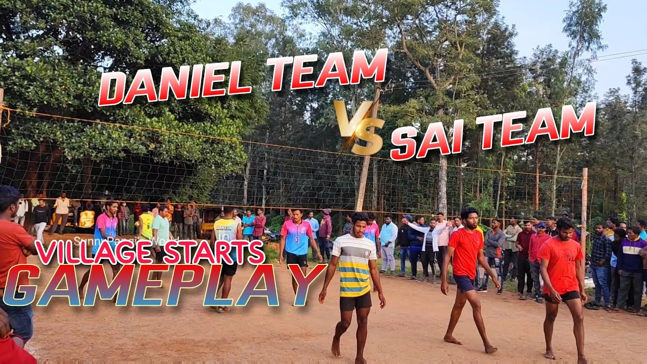 Araku Daniel _Gana_Shyam V/S Hkp Sai_Ravi_Chinni | Volleyball Match in ...