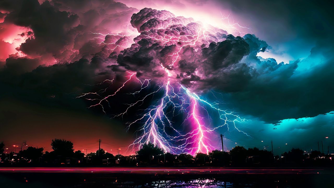 Sleep Instantly, Deep Seep with Powerful Thunderstorm & Intense Thunder ...