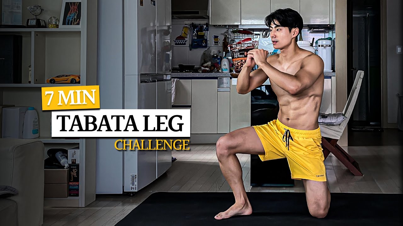 7MIN BRUTAL TABATA FOR LEG TRAINING #13 | REPEAT | POWERFUL - YouTube