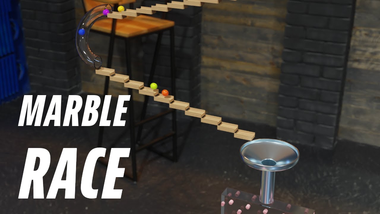 Marble RACE Animation - YouTube