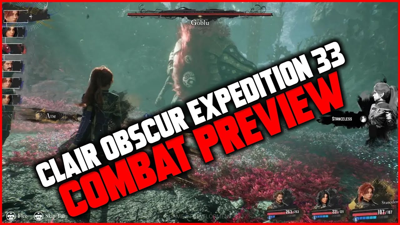 Five Minutes of Clair Obscur: Expedition 33 Combat Gameplay - YouTube