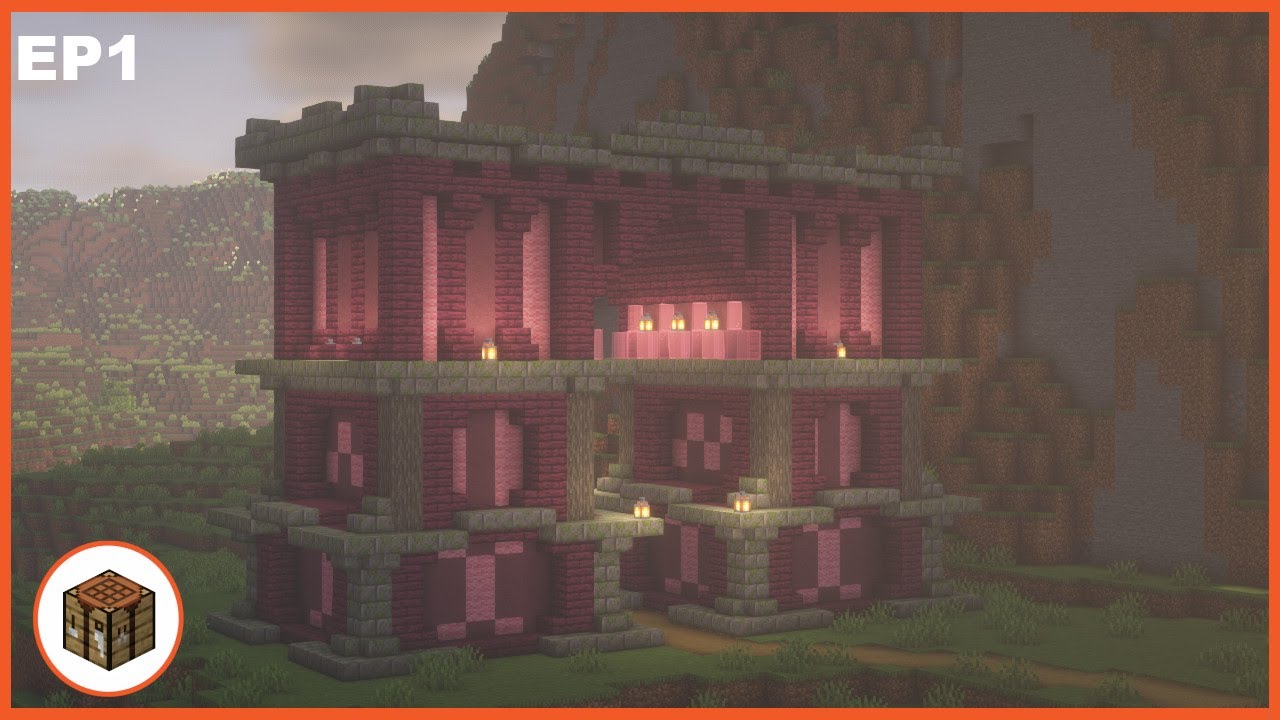 Minecraft Block Palette Challenge: Crimson Archway - YouTube