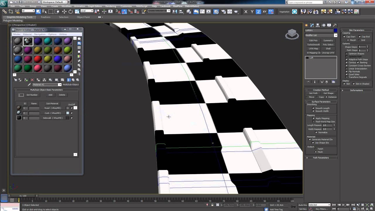 3ds Max Understanding the Loft Modifier Part 2 ( Fixed Sound ) - YouTube