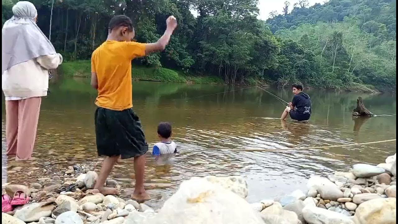 KALI KE 2 MANCING DI SUNGAI INI, KIRA KIRA DAPAT APA YA / KESERUAN BOCIL MANDI - YouTube