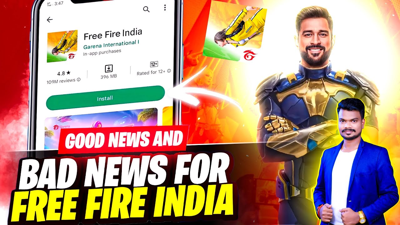 FREE FIRE NEW UPDATE💥MS DHONI FREE FIRE 🔥GAME RELEASE DATE || PVS - YouTube