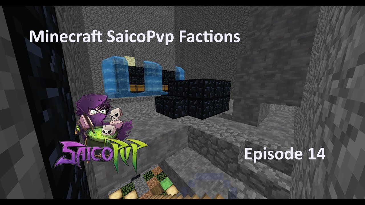 RAIDED... or "insided" -=- Minecraft SaicoPvp Factions [14] - YouTube