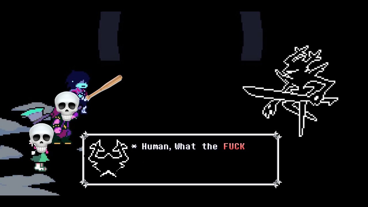 Beating the Knight with base equipment - Deltarune - YouTube