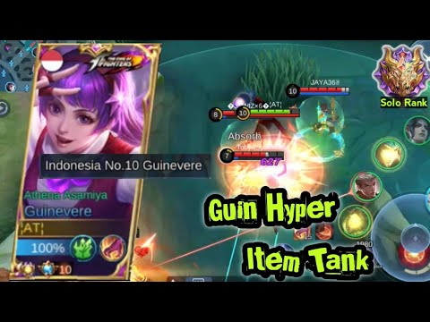 Guin Hyper Tank Build | Solo Rank | MLBB - YouTube