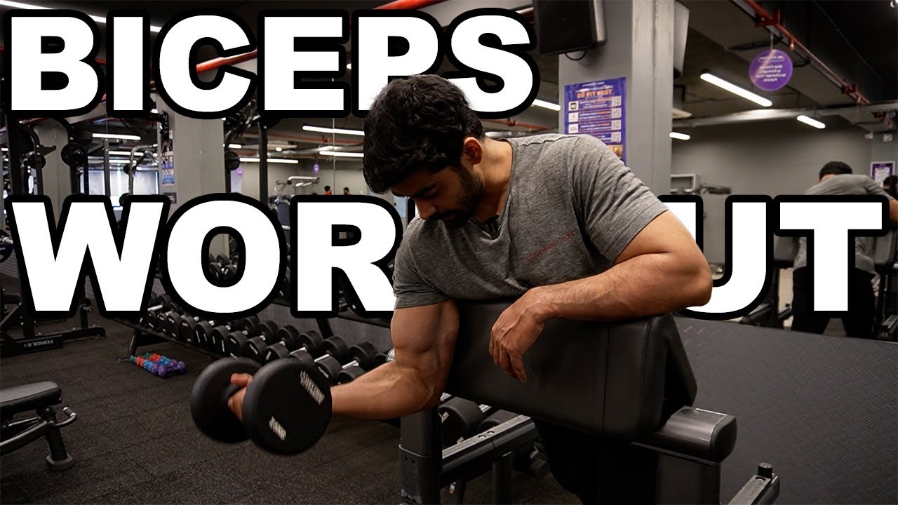 Biceps Workout vlog | Simple And Effective Biceps Workout - YouTube