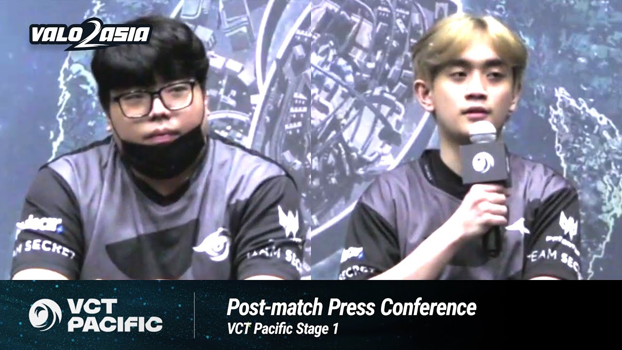Team Secret (TLN vs. TS) 2025 VCT Pacific Stage 1 Post-Match Press ...