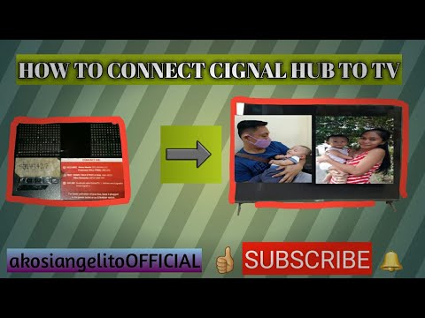 How to connect Cignal Hub to TV - YouTube
