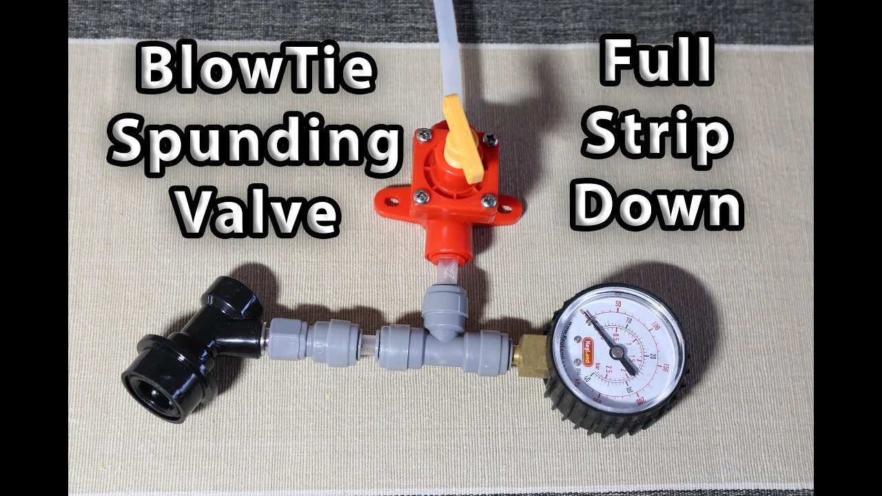 BlowTie Spunding Valve full strip-down for cleaning - YouTube