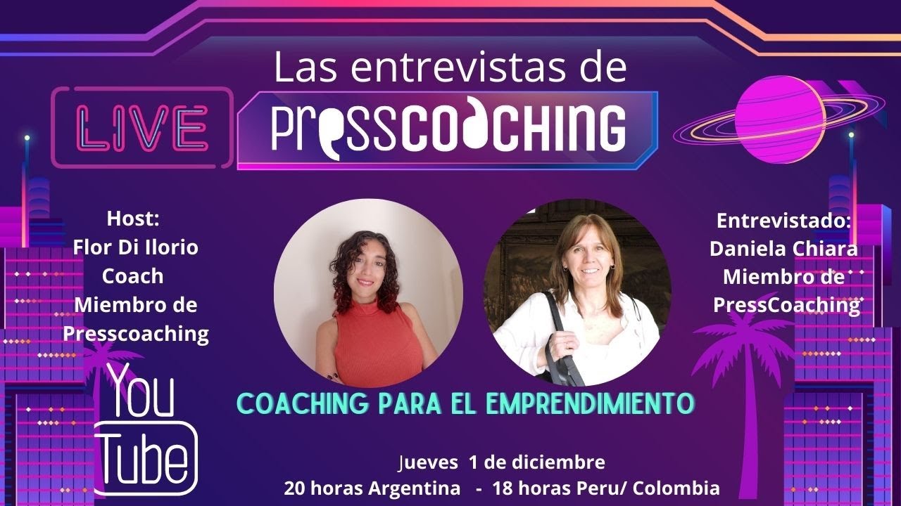 Flor Di Iorio entrevista a Daniela Chiara para Presscoaching - YouTube