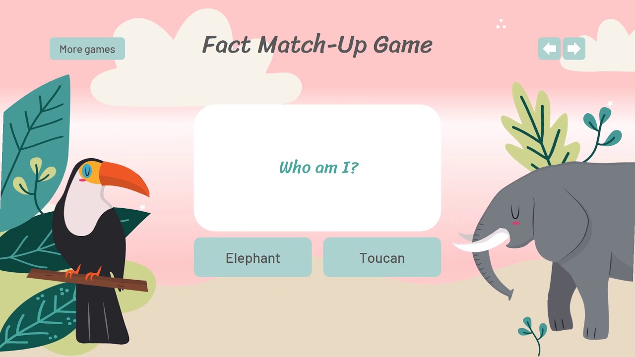 Fact Match-Up Game. (LISTENING) - YouTube