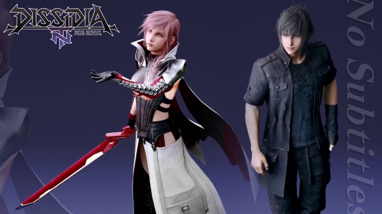 Dissidia Final Fantasy NT Noctis Meets Lightning Cutscene - No ...