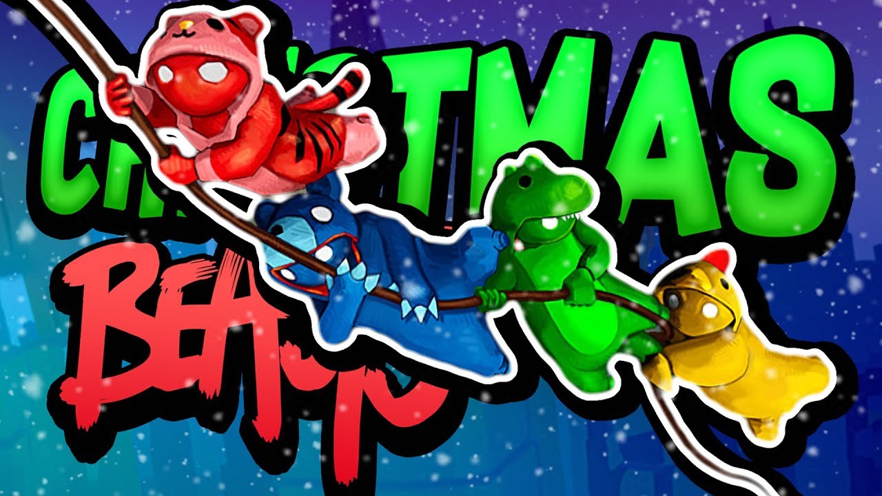 Gang Beasts 】 CHRISTMAS BEASTS - Live Stream Gameplay - YouTube