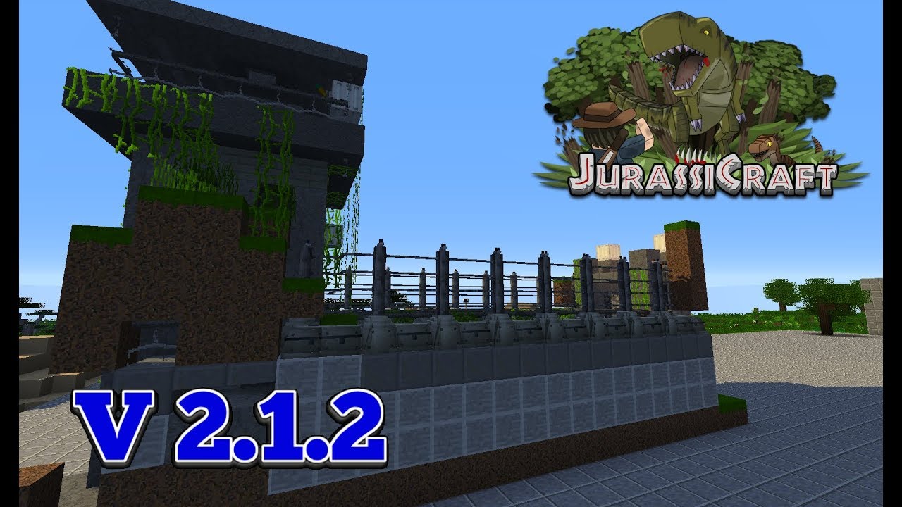 Présentation de Mods Jurassic Craft v 2.1.2 sur 1.10.2 - YouTube