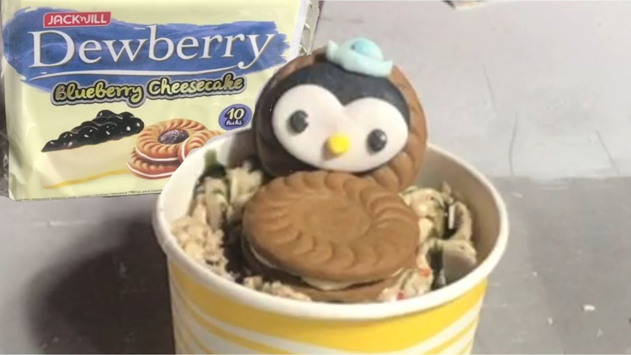 Jack and Jill Dewberry Blueberry Cheesecake Biscuit ASMR - YouTube