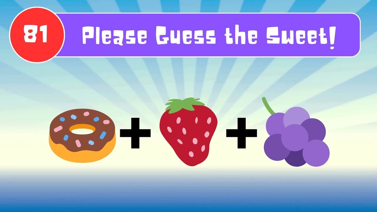 Guess The Sweet Quiz! - #quiz #games #animation #cartoon #quizedu - YouTube