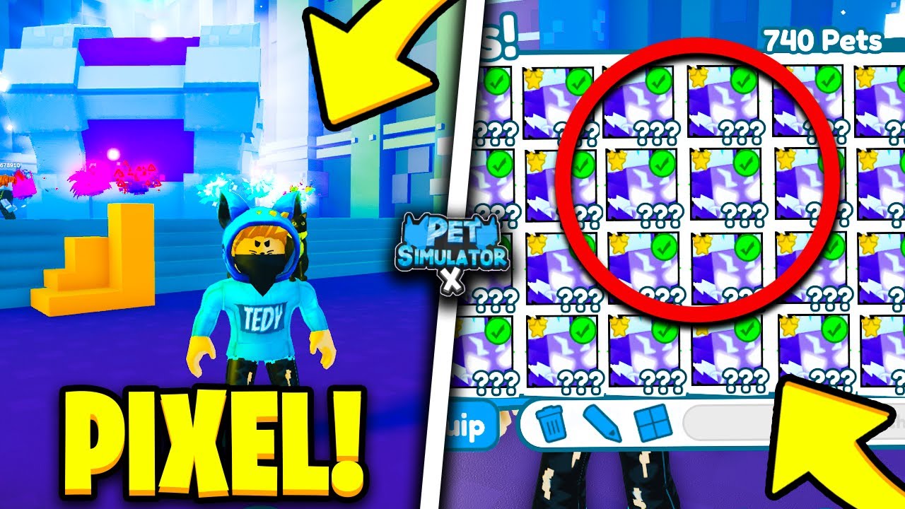 JAK ZDOBYĆ NOWEGO HUGE PIXEL CAT W PET SIMULATOR X! (Roblox) - YouTube