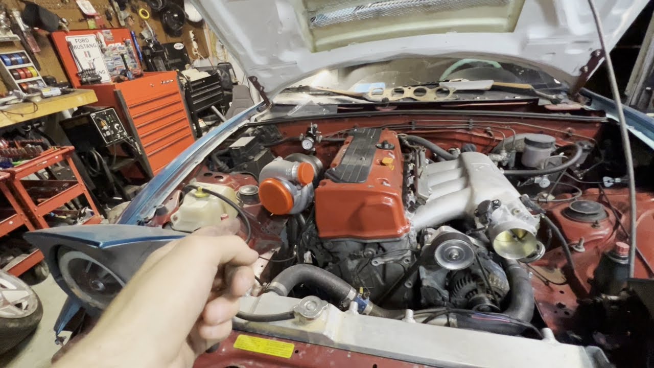 K24A2 Turbo Miata Build Update and Transmission Mount Fab - YouTube