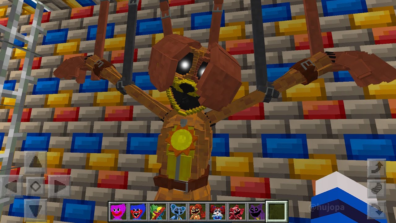 DOGDAY CUTSCENE in MINECRAFT PE ADDON UPDATE Poppy Playtime Chapter 3 ...