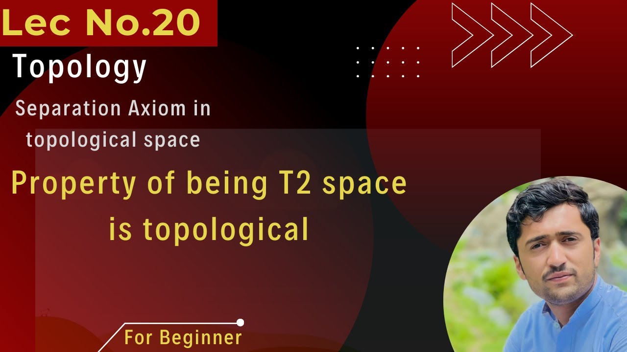 Property of being T2 space is topological| Separation axiom ...