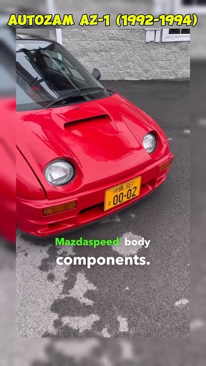 Autozam AZ-1 (1992-1994) #otomotv #autozam #jdmcars - YouTube