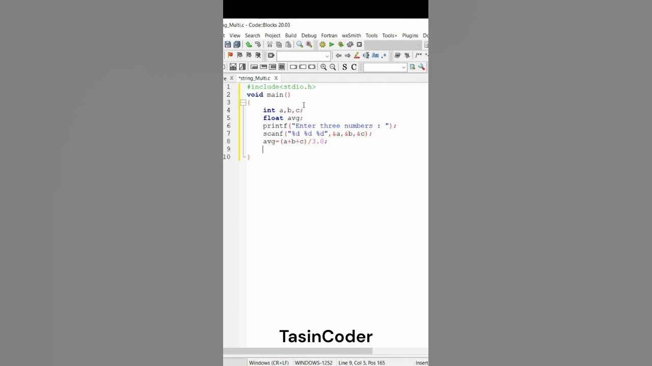 No 3 Calculate Average Of Three Numbers In C Language Programs