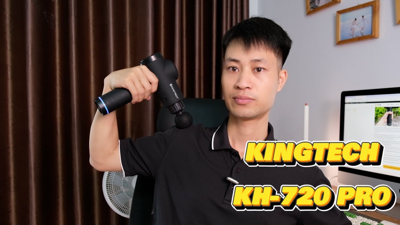 Review súng massage cầm tay KingTech KH-720 Pro - YouTube