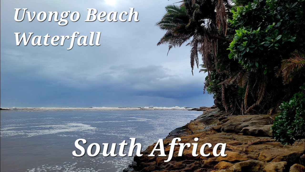 Uvongo Waterfall RAGES! Beach Beauty After KZN Storms (March 15th ...