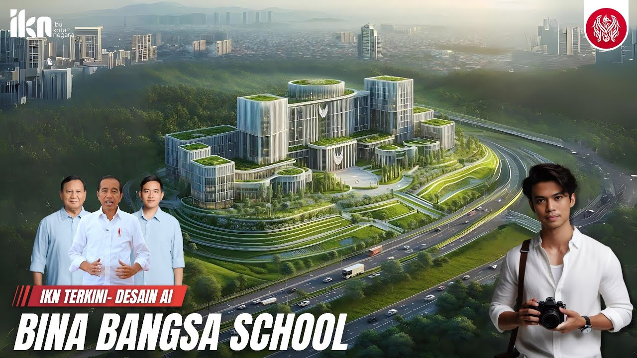 Ikn Terkini‼️Desain Bina Bangsa School Nusantara Indonesia | Tutorial ...
