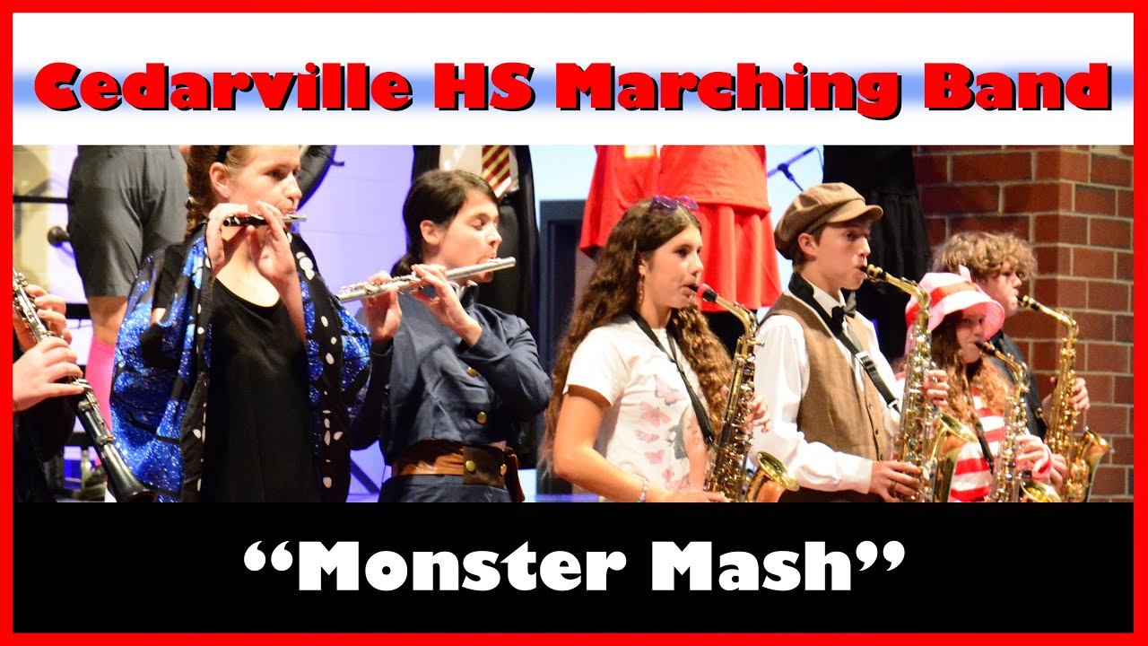 "Monster Mash" by the Cedarville HS Marching Band - YouTube
