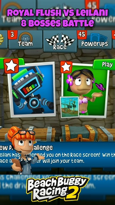 Royal Flush Vs leilani Battle - BB Racing 2 #beachbuggyracing2gameplay #beachbuggyracing2 # ...