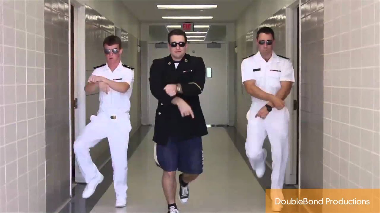 Navy Sailors Show Off Gangnam Psy Moves in Dance Video - YouTube
