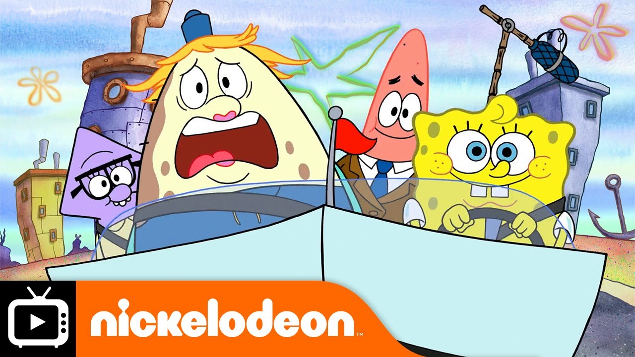 SpongeBob's First Driving Lesson 🚘 | The Patrick Star Show ...