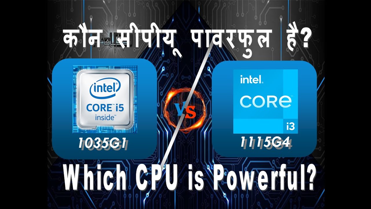 Intel i5 10th gen 1035G1vs Intel i3 11th gen 1115g4 | Laptop Processor ...