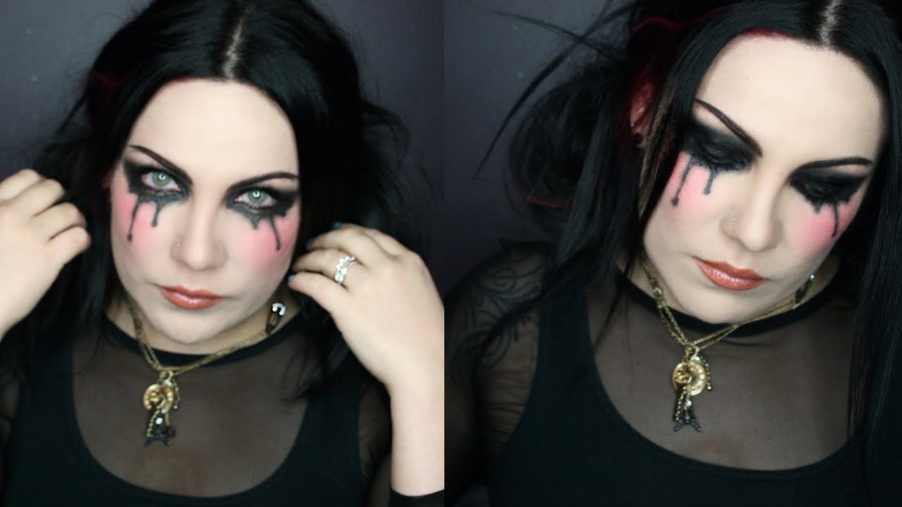 Amy Lee Malice in Wonderland Halloween Makeup Tutorial - YouTube
