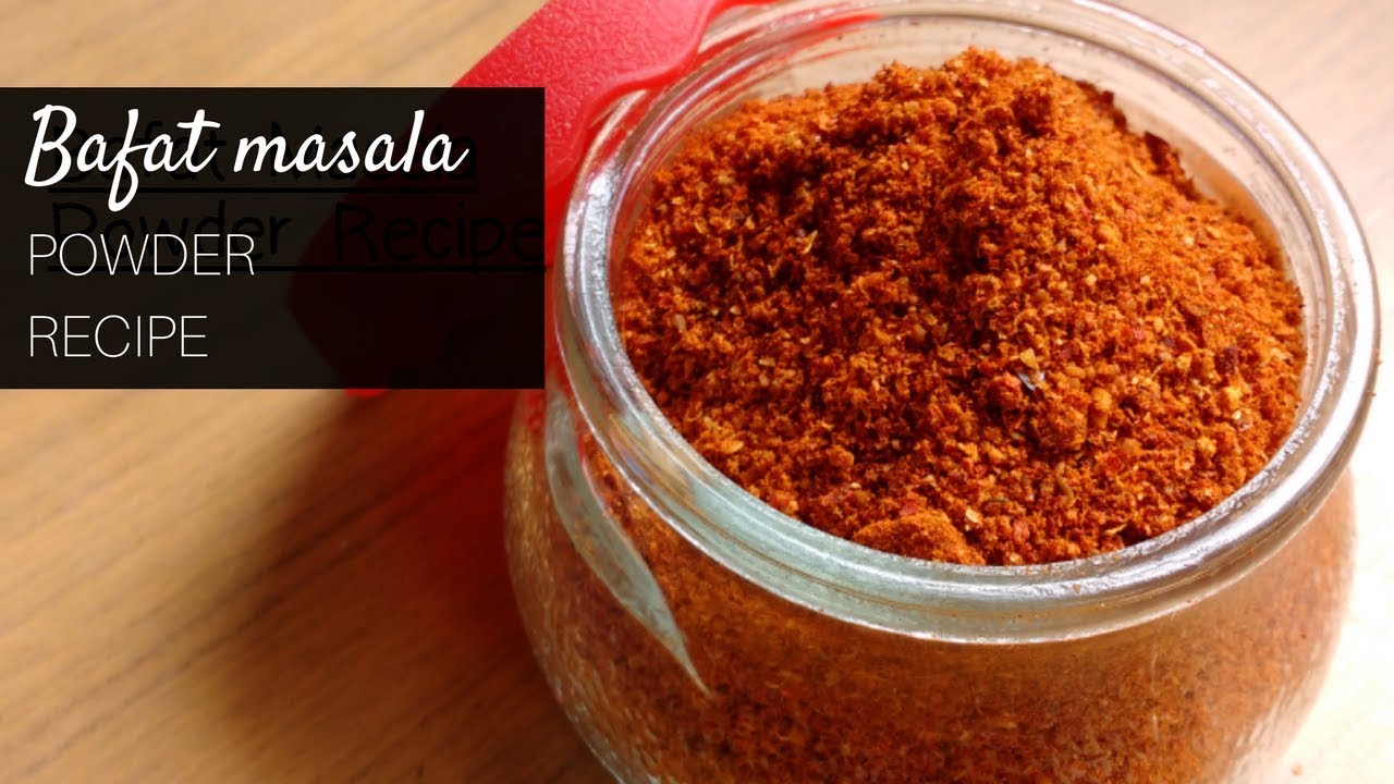 Mangalorean Bafat Masala Powder Recipe | Mangalorean Spice Mix | How to ...