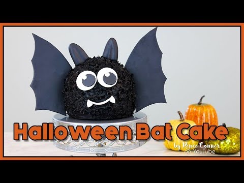 Halloween Bat Cake | Renee Conner - YouTube