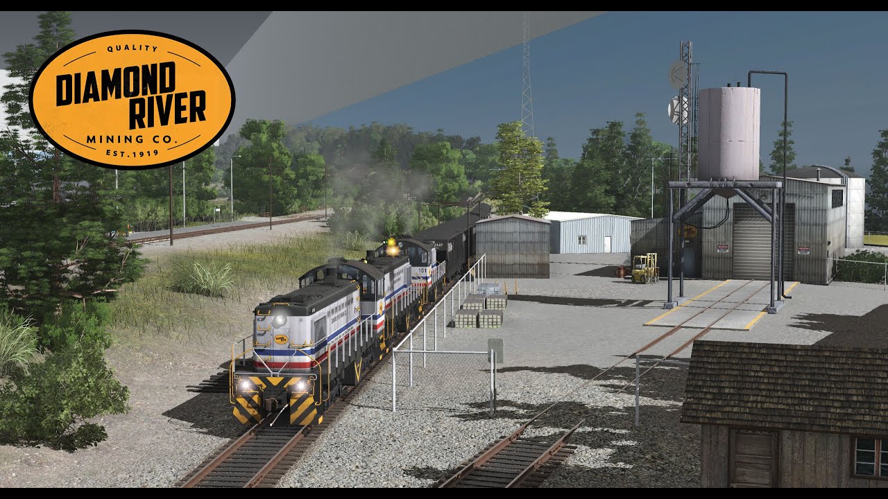 Diamond River Mining for Trainz Railroad Simulator - YouTube