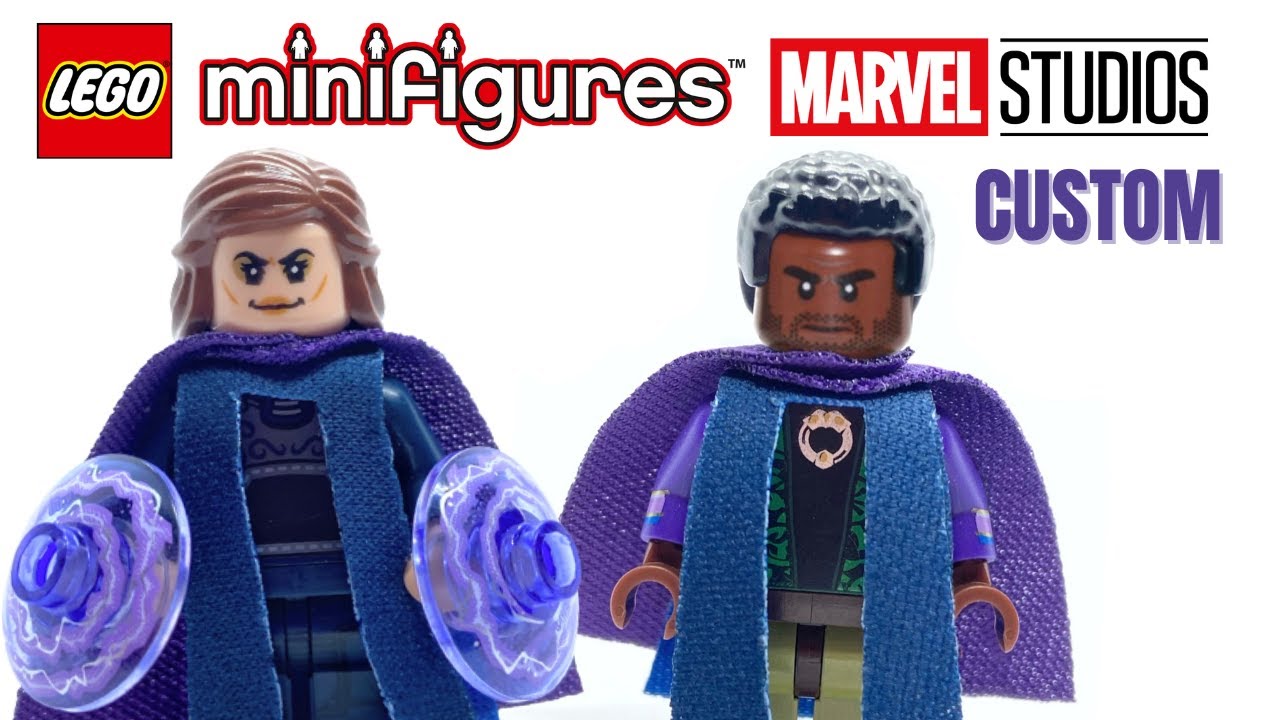 Lego AGATHA and KANG the conqueror custom minifigs tutorial! - YouTube