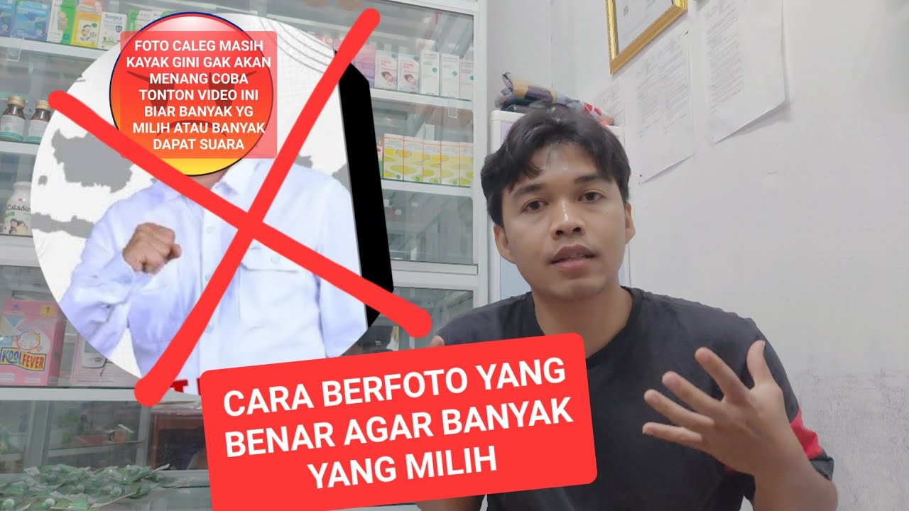 CARA BERFOTO YANG BENAR UNTUK PARA CALEG | JANGAN DI ANGGAP ENTENG ...