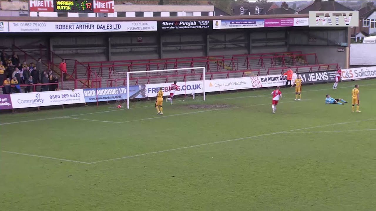 Kidderminster Harriers vs Sutton United 4-1, FA Cup First Round Proper ...