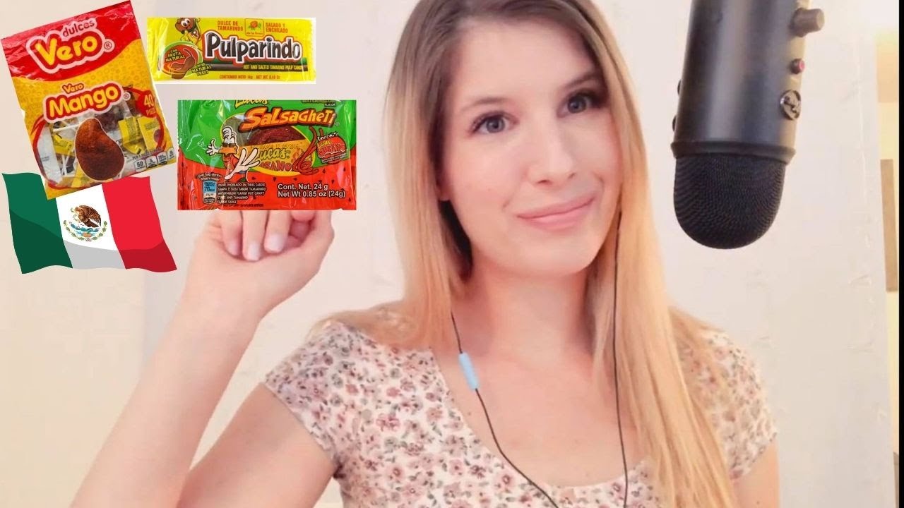 ASMR / RELAXING - TRYING MEXICAN CANDY FOR THE FIRST TIME - YouTube