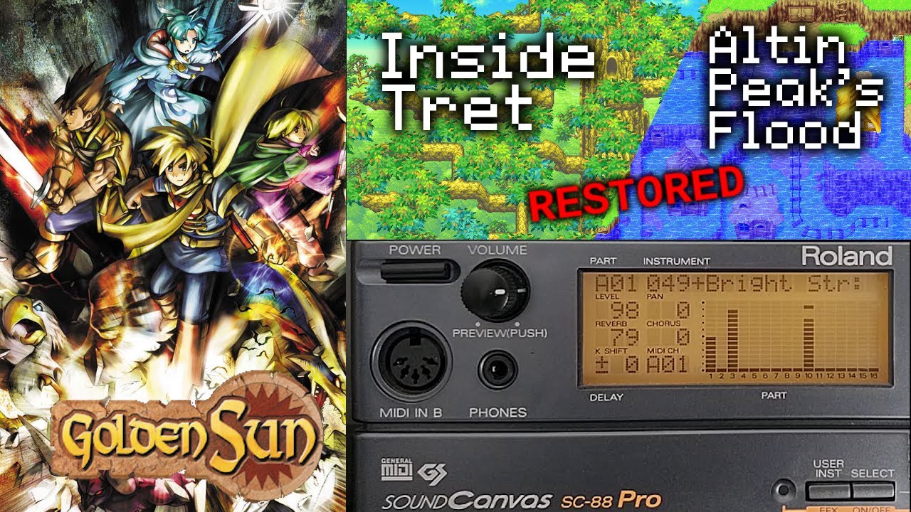 Inside Tret / Altin Peak's Flood (Restored - Roland SC-88) - Golden Sun ...